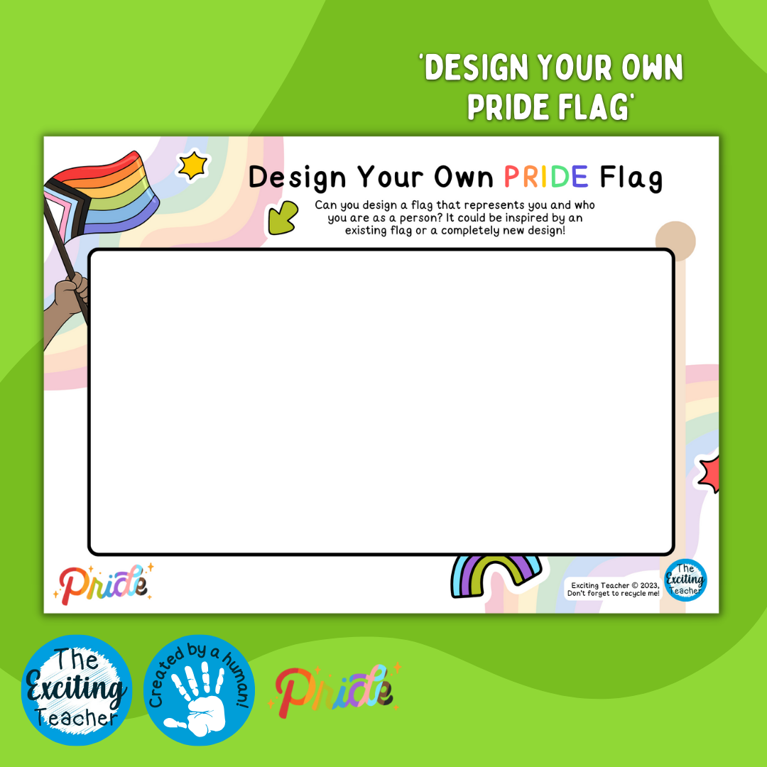‘Design Your Own Pride Flag’ (Pride LGBTQIA+ Resources) – Exciting ...