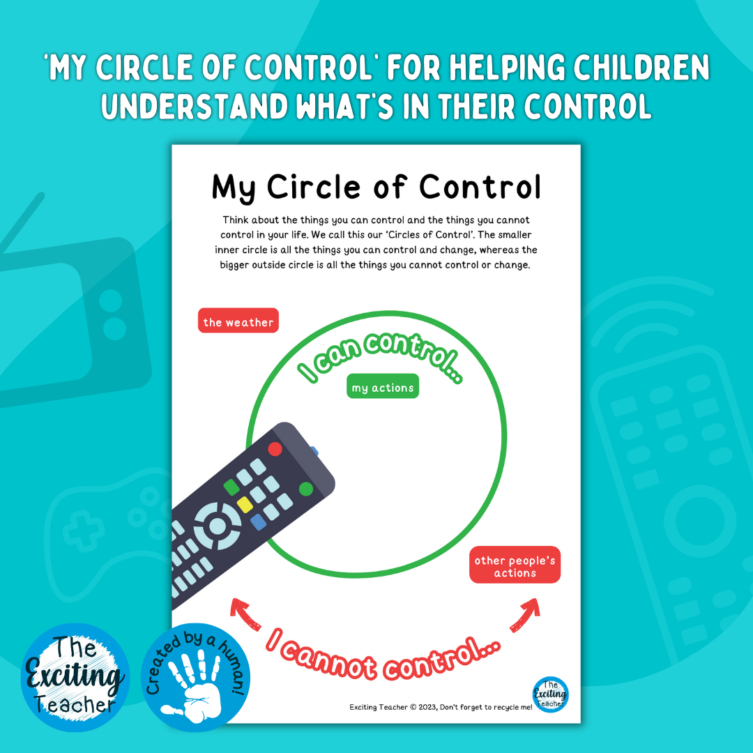 ‘My Circle of Control’: Exploring What We Can Control & What We Cannot ...
