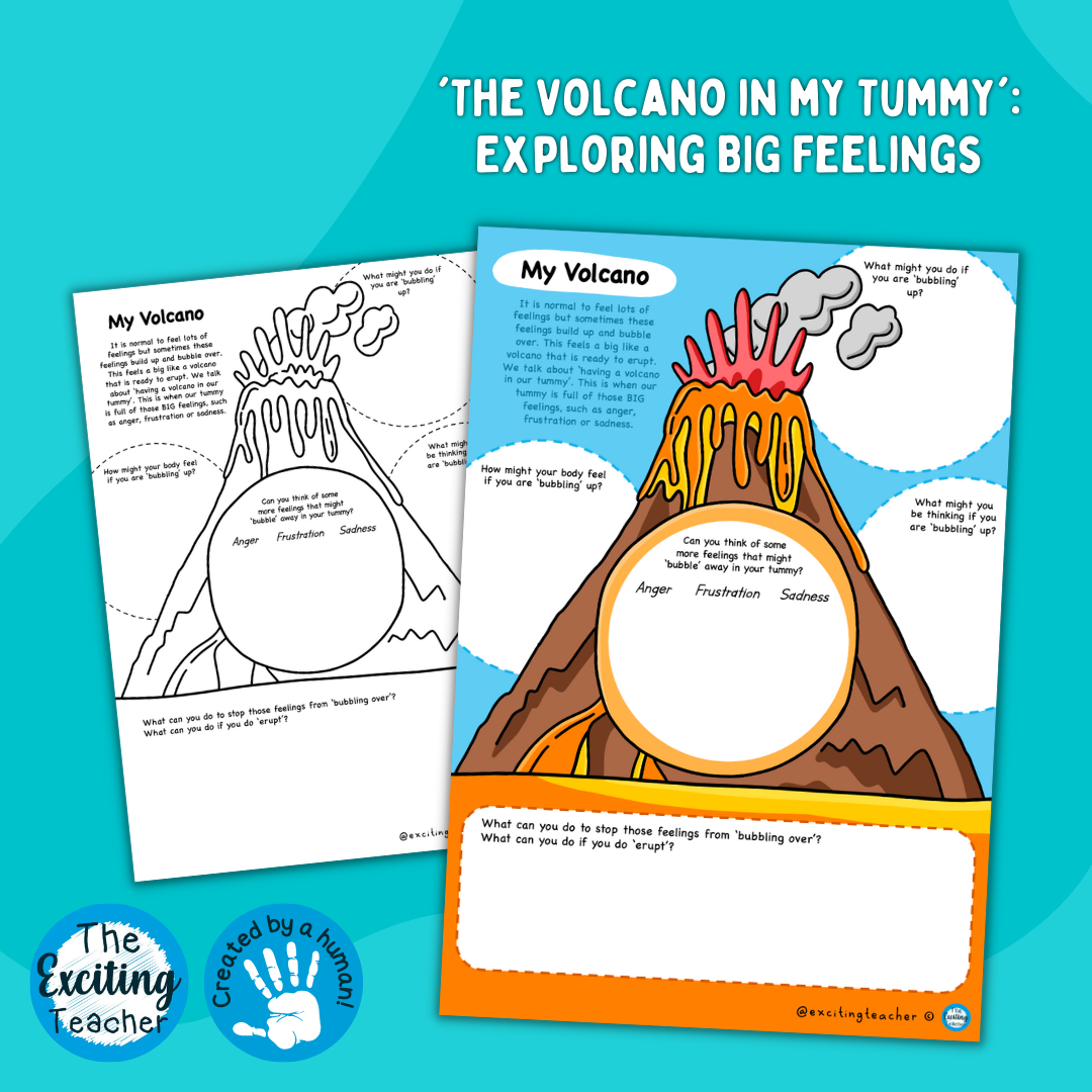 ‘The Volcano in my Tummy’: Exploring BIG Feelings and Negative Emotions ...