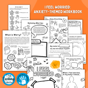 I Feel Worried: Anxiety-Themed Workbook – Exploring Feelings, Thoughts ...