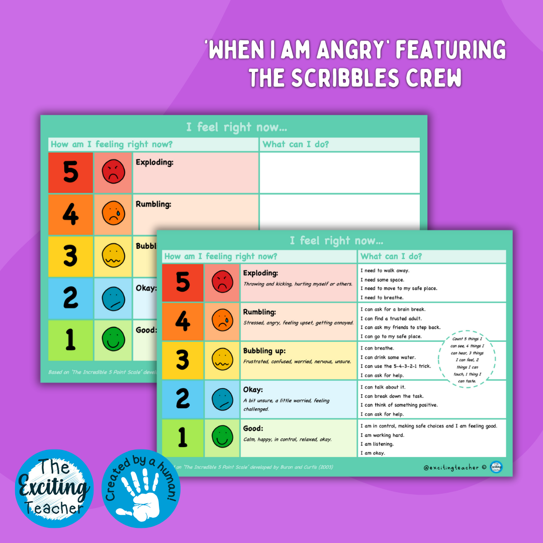 ‘I feel right now…’ BIG Feelings Scale – Exciting Teacher Hub