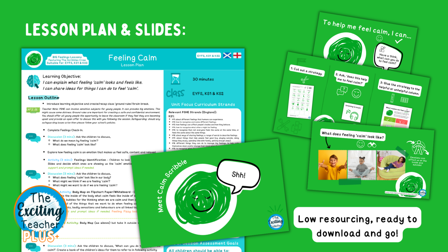 Meet Calm Scribble: Lesson Pack – Slides, Resources, Planning ...