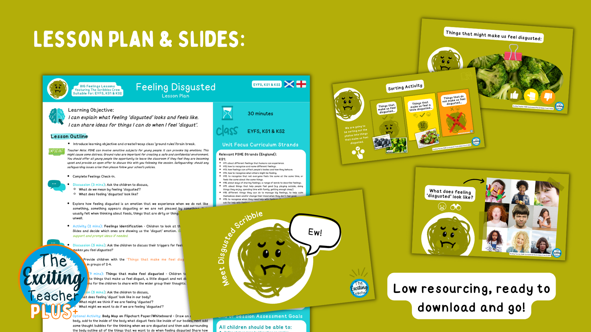 Meet Disgusted Scribble: Lesson Pack – Slides, Resources, Planning ...