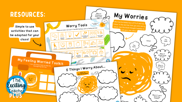 Meet Worried Scribble: Lesson Pack – Slides, Resources, Planning ...