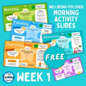 Calm Start Morning Starter Slides – Exciting Teacher Hub