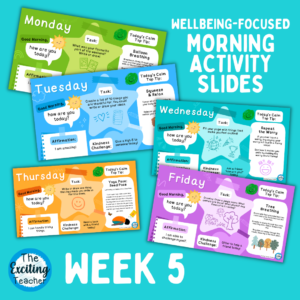 Calm Start Morning Starter Slides – Exciting Teacher Hub